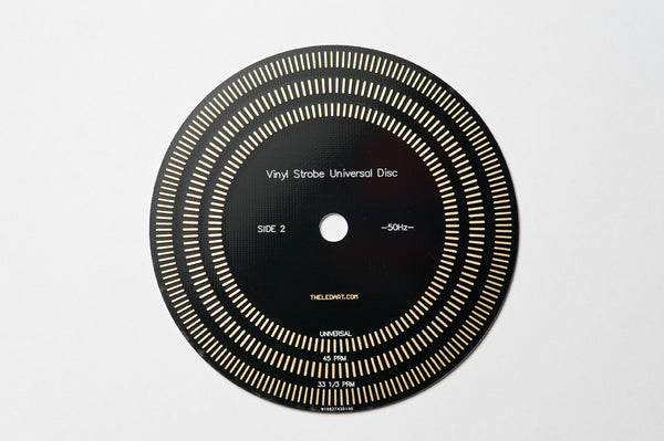 Gold Plated Stroboscope Disc for Turntables – The LED Artist